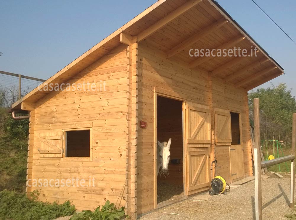 Box Cavalli 7x3 in legno a 2 posti | CasaCasette